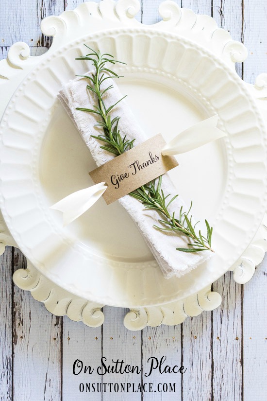 Make It Thanksgiving Napkin Rings {Free Printable} - 24/7 Moms