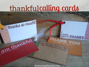 Free Thankful Calling Card Printables - 24/7 Moms