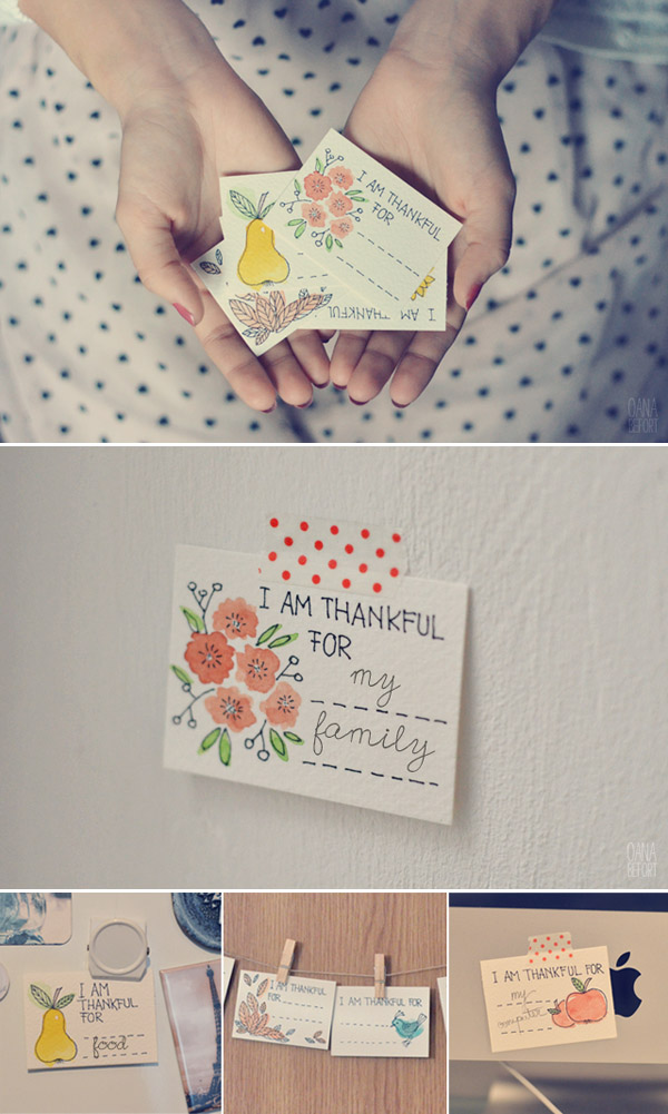 Free Notes Of Thankfullness Printables - 24/7 Moms