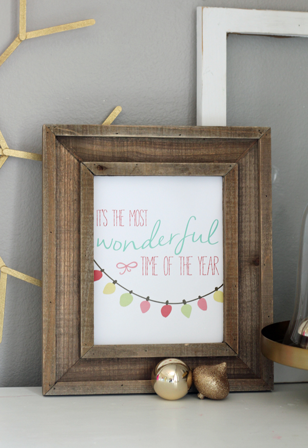 Free It's The Most Wonderful Time of Year Printable - 24/7 Moms