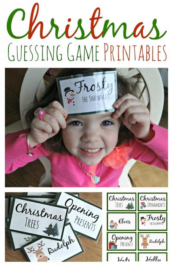 Free Christmas Guessing Game Printables - 24/7 Moms