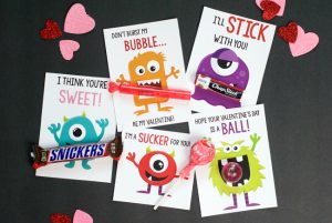 Free Monster Valentine Printables - 24/7 Moms