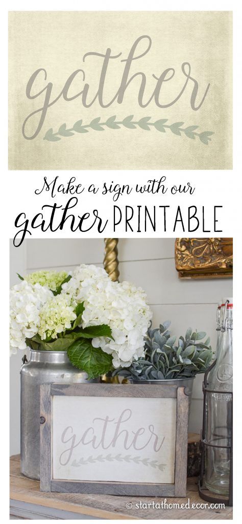 Free Gather Printable - 24/7 Moms