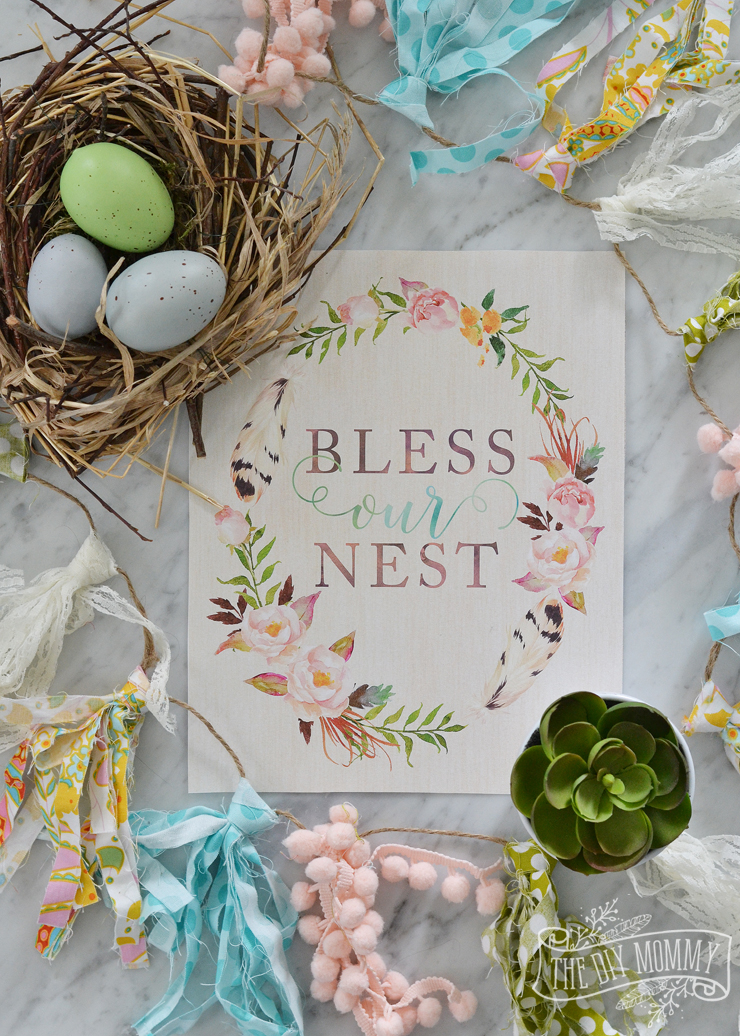 Free Spring Printable Artwork - 24/7 Moms