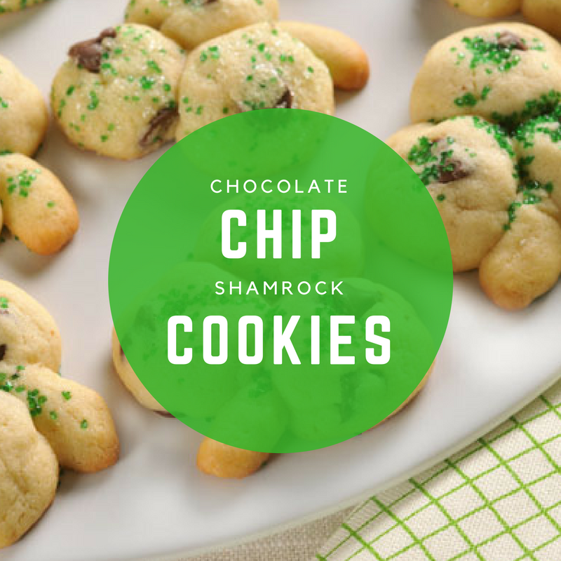 Chocolate Chip Shamrock Cookies - 24/7 Moms