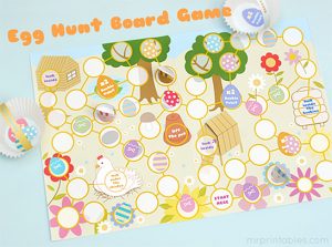 Free Easter Egg Hunt Board Game Printable - 24/7 Moms