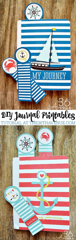 Free Nautical Journal & Bookmark Printables - 24/7 Moms