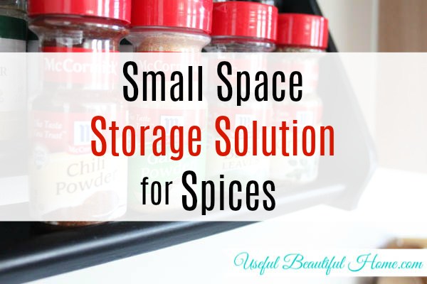 MOM Tip: Small Space Storage Solution for Spices - 24/7 Moms