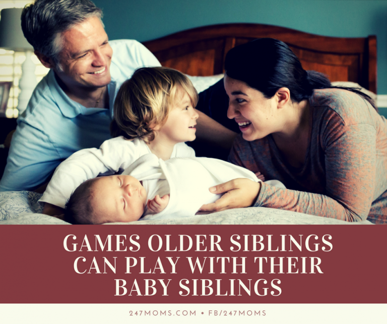 Games Older Siblings Can Play With Their Baby Sibling - 24/7 Moms