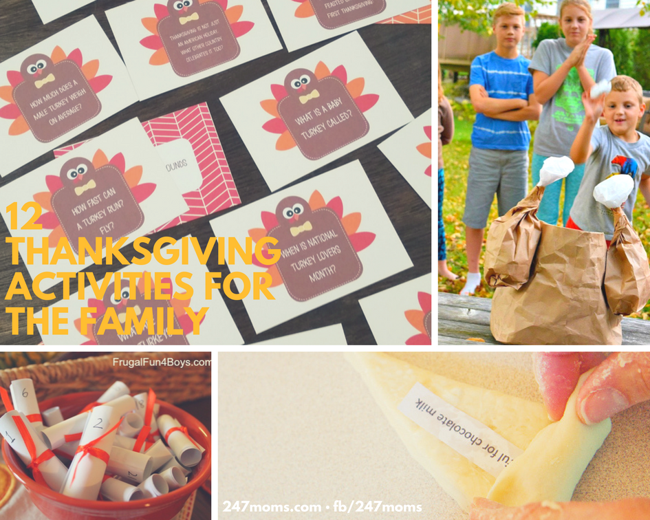 12 Thanksgiving Activities for the Family - 24/7 Moms
