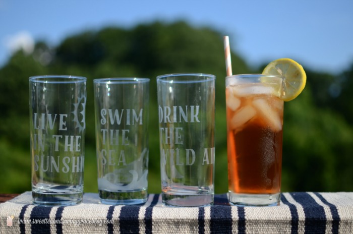DIY Etched Summer Glassware Set - 24/7 Moms