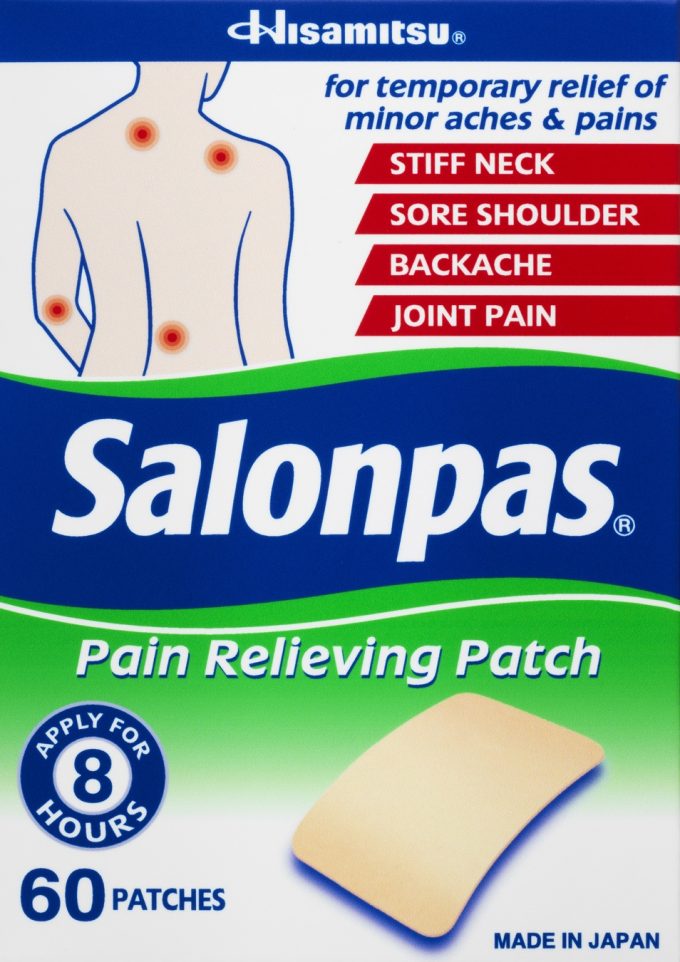 FREE Sample of Salonpas Pain Relieving Patch - 24/7 Moms