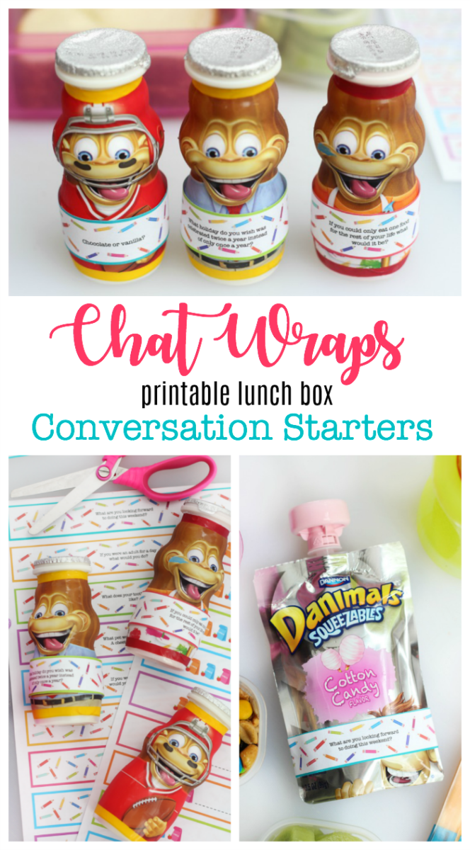Printable Lunch Box Conversation Starters: Chat Wraps! - 24/7 Moms
