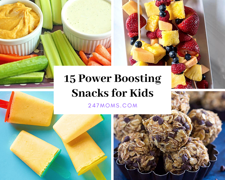 15 Power Boosting Snacks for Kids - 24/7 Moms
