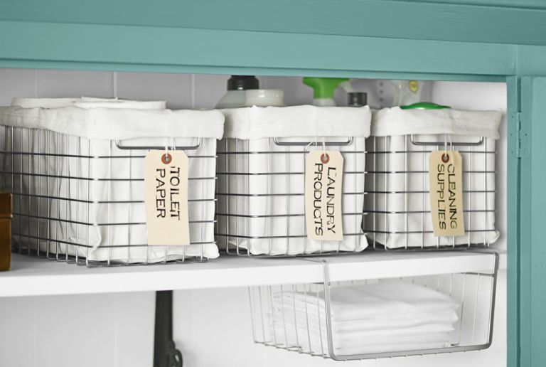 10 Clever Ways to Organize Your Home with Bins - 24/7 Moms