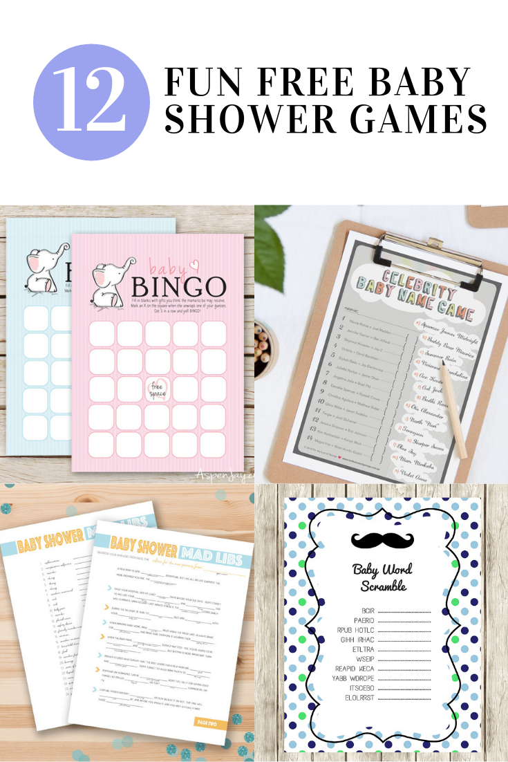 12 Free Fun Baby Shower Games 24 7 Moms 12 Free Fun Baby Shower Games 24 7 Moms