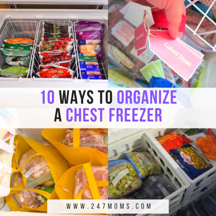 10 Ways To Organize a Chest Freezer - 24/7 Moms