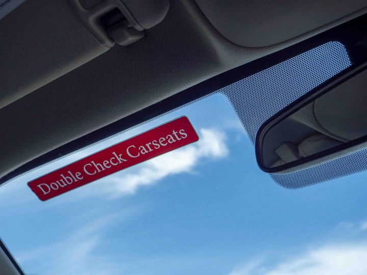 Backseat Baby Car Seat Sticker Reminders - 24/7 Moms