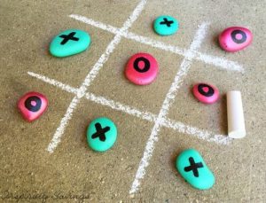 Finish-Rock-Tic-Tac-Toe-Game-Set - 24/7 Moms