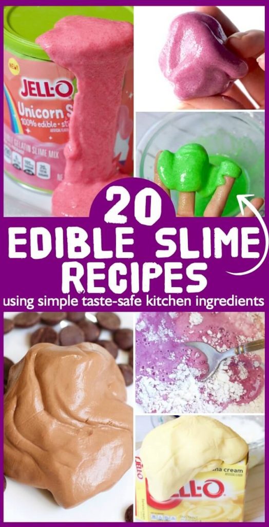 Day 69 - Edible Slime Recipes Made With Simple Kitchen Ingredients {100 ...