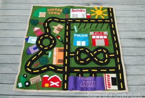 DIY Car Felt Mat - 24/7 Moms