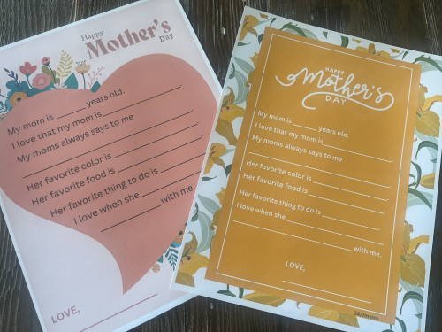 FREE Mothers Day Questionnaire Printables - 24/7 Moms